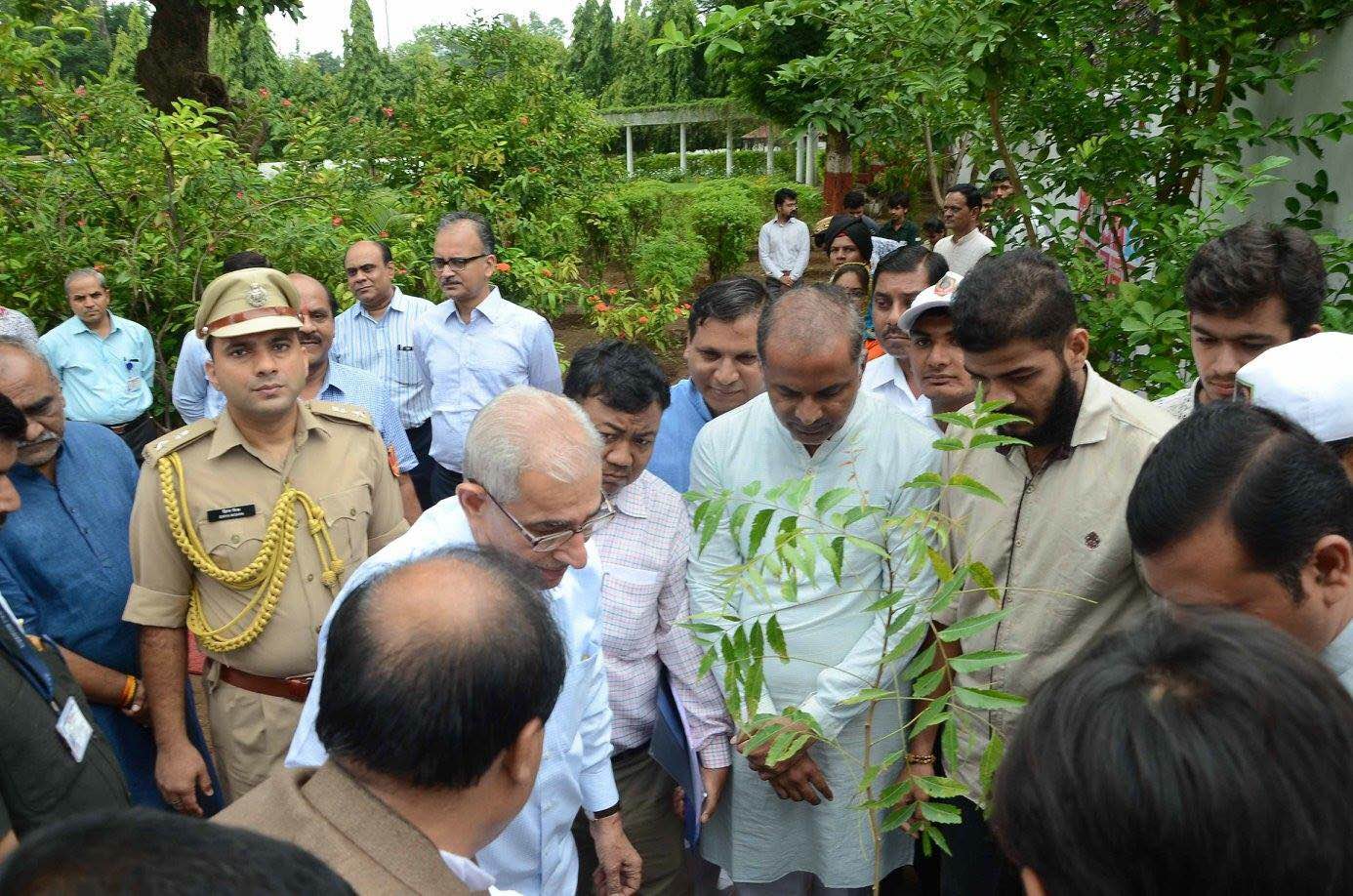 Tree Plantation at Raj Bhavan Gujarat